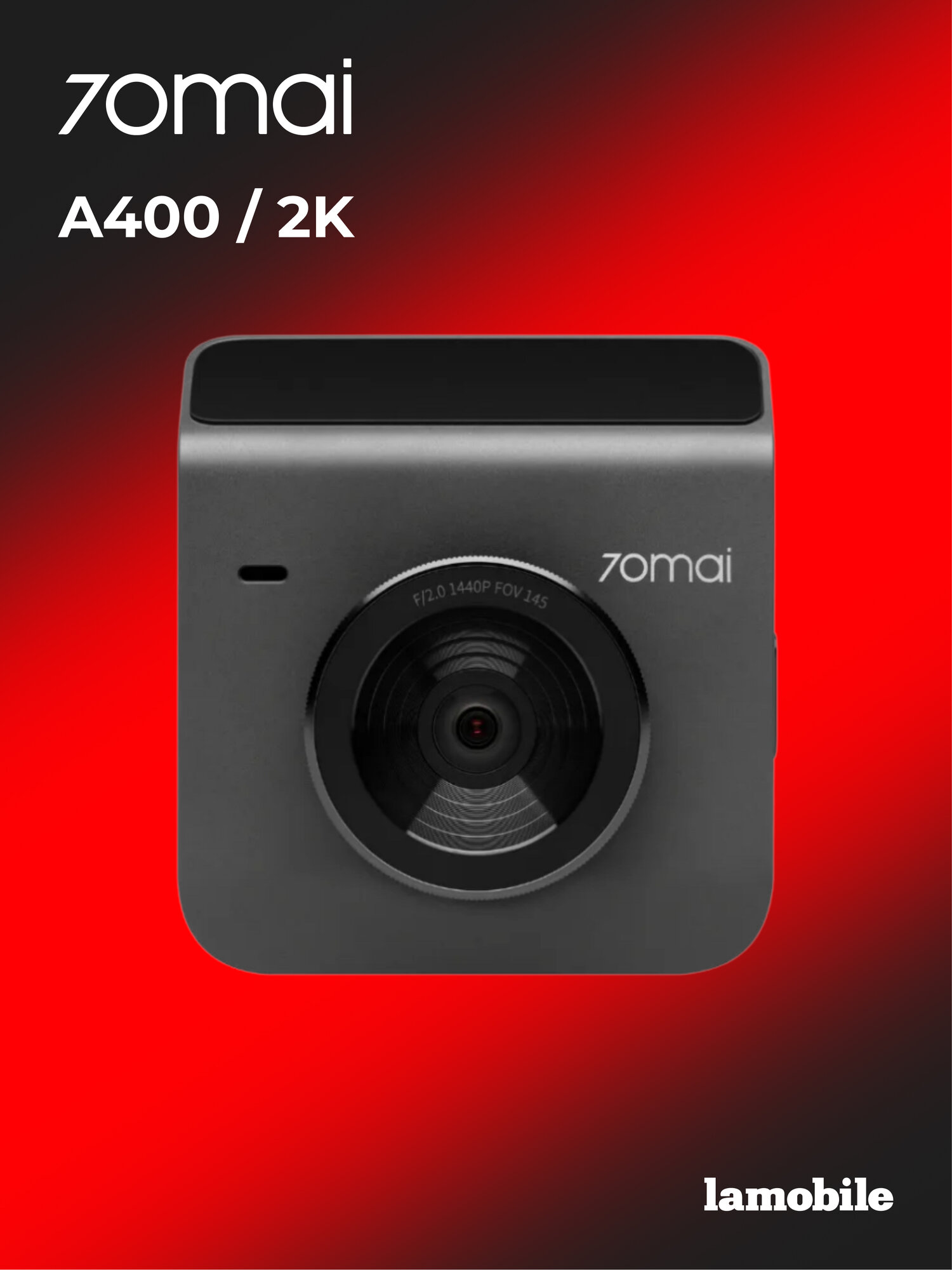 Видеорегистратор 70mai Dash Cam A400 (Русская версия), 2560x1440p