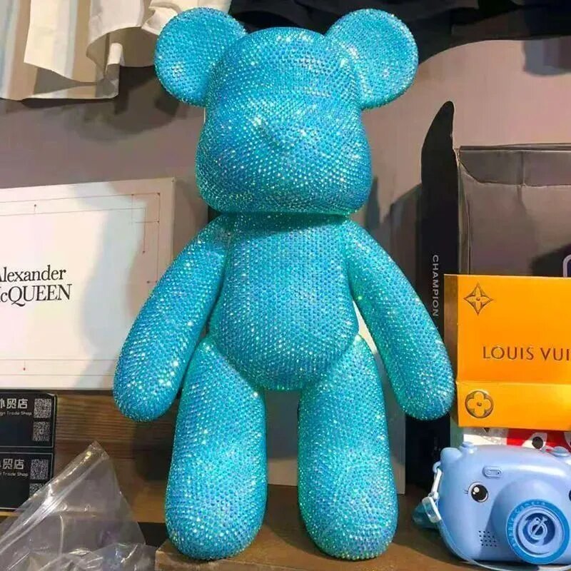 Набор для творчества "Bearbrick" алмазная мозаика, 23см, розовый