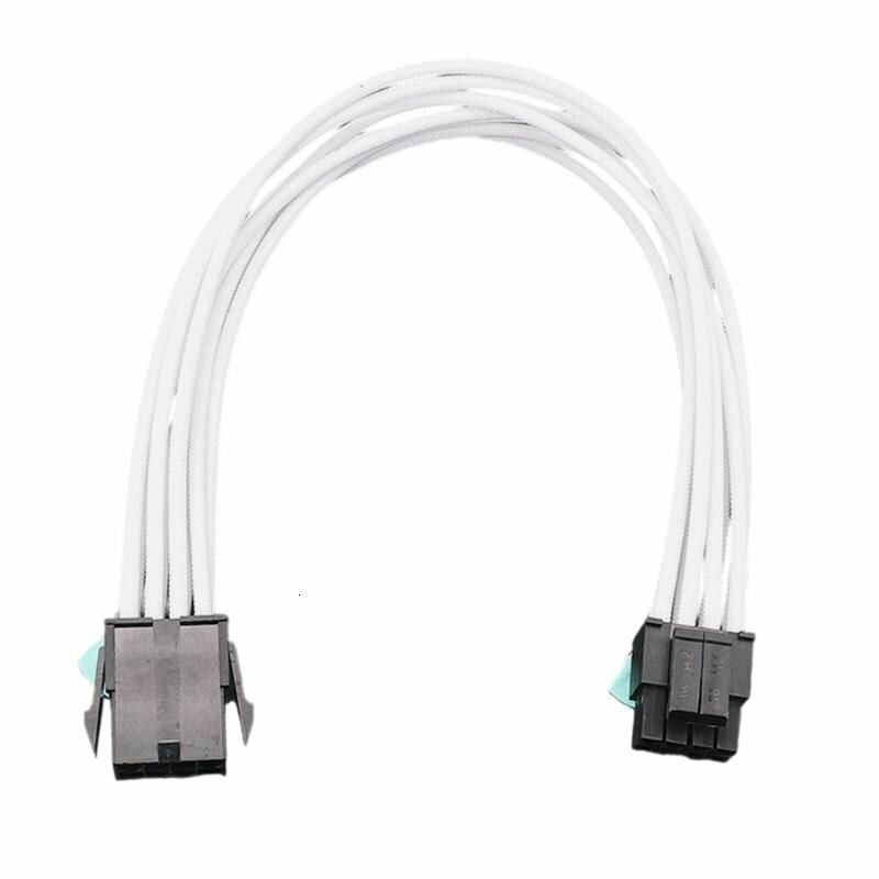 8Pin удлинитель питания CPU и видеокарты, Черно-белый