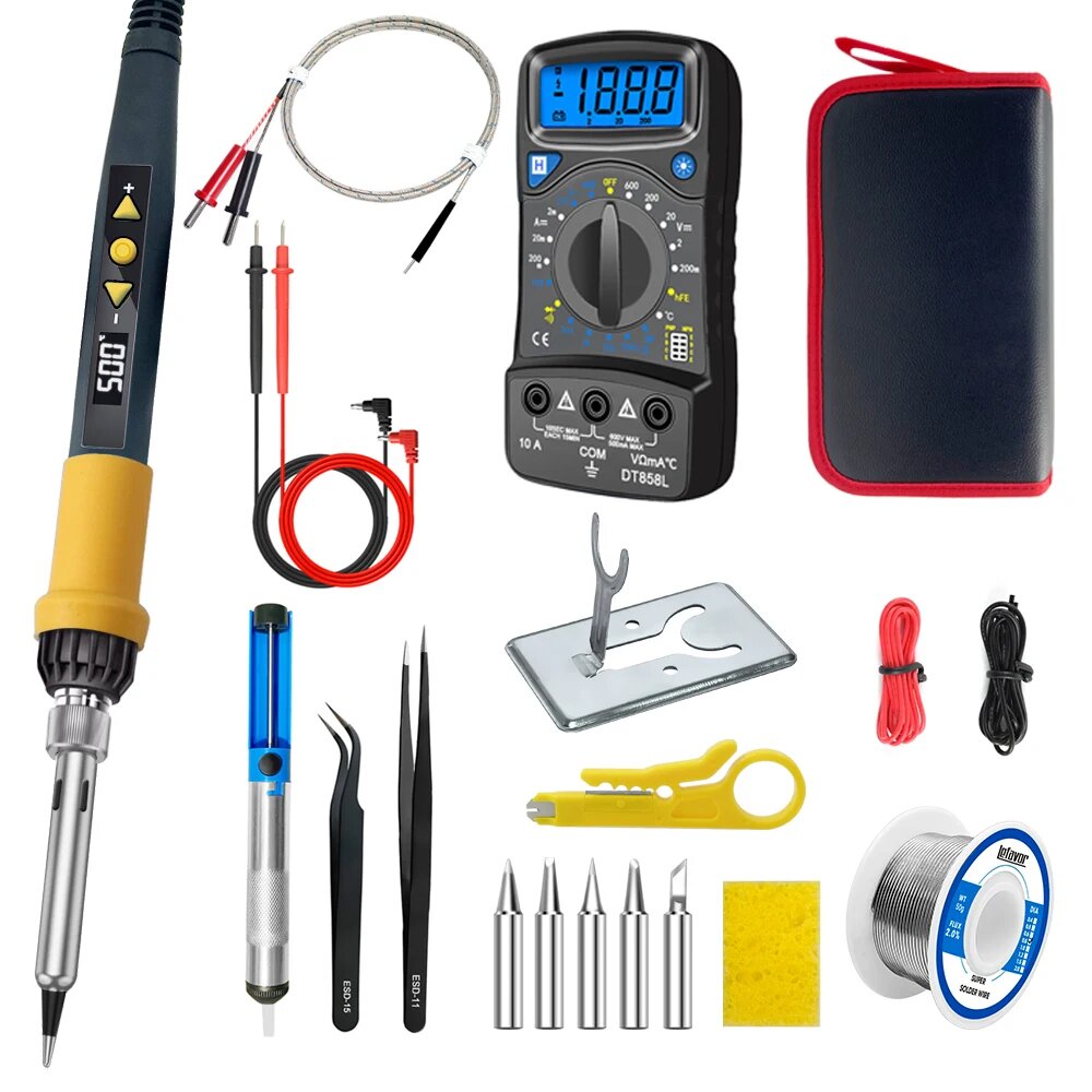 Электрический паяльник Lefavor 908D 80 Вт 110V US PLUG, Y set3