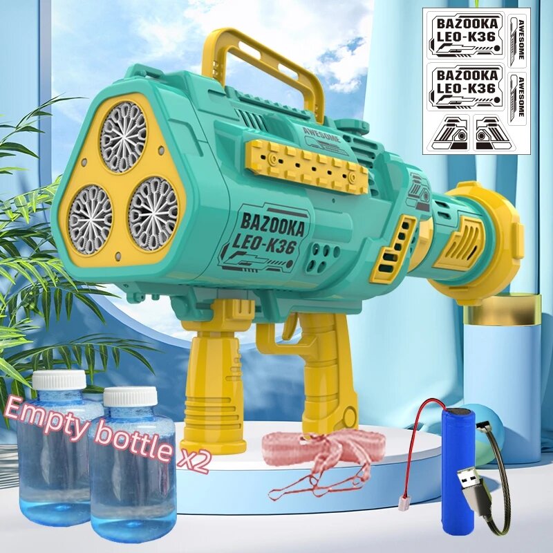 Автоматическая мыльная пушка Bazooka Leo-K36, C-set