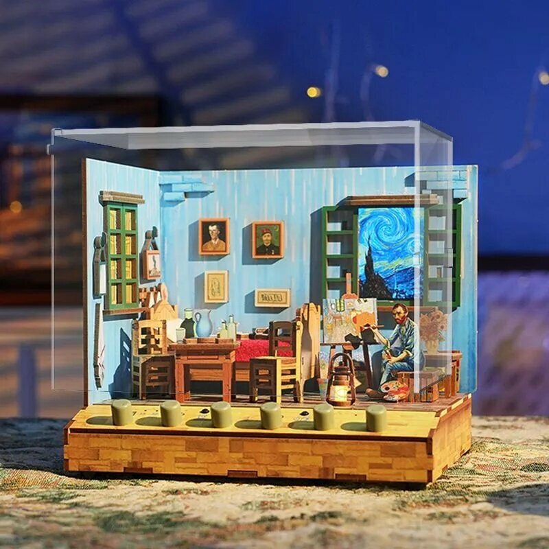 Интерактивный румбокс. DIY интерьерный конструктор. "Комната Ван Гога".