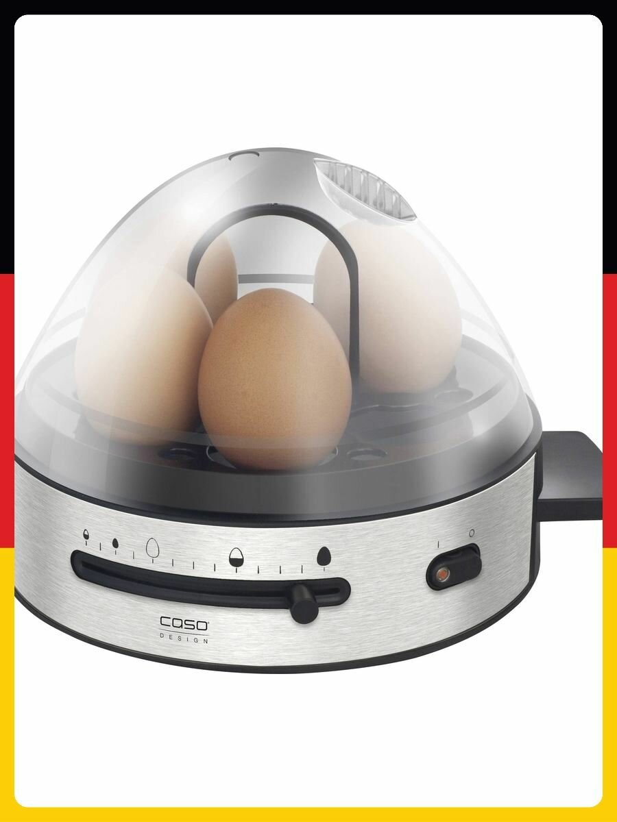 Яйцеварка CASO E 7 с регулировкой жесткости, нержавеющая сталь