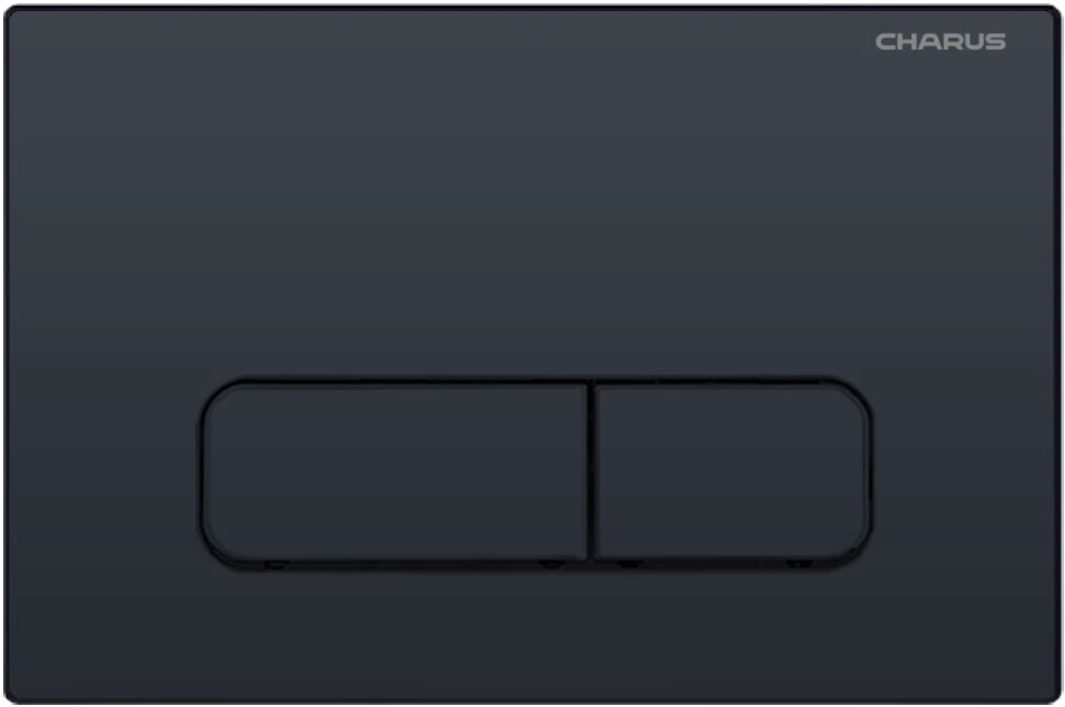 Кнопка смыва Charus Elegia FP.320. DW.01 для инсталляции, черный матовый