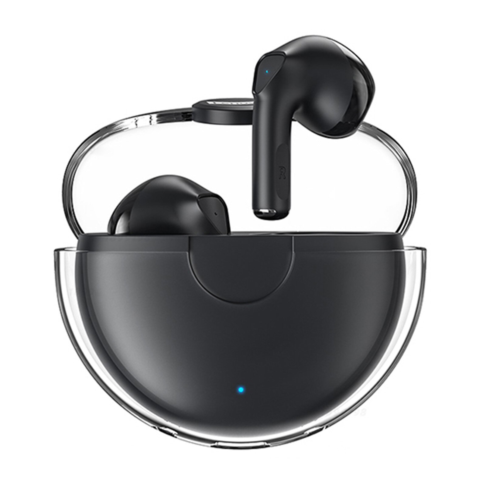 Lenovo LP80 Наушники True Wireless BT 5.0 Водонепроницаемые с шумоподавлением Быстрая зарядка Быстрая сопряжение Внутриканальные Спортивные с зарядным футляром и сенсорным управлением Черный Белый 1 пара 1 зарядный футляр 1 зарядный кабель