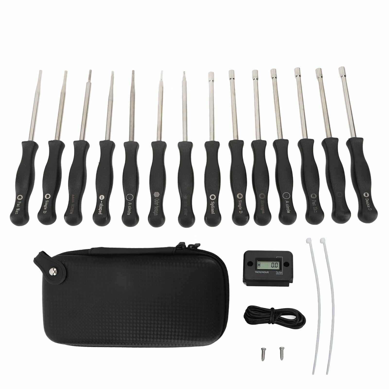 14 шт, инструмент для регулировки карбюратора, ABS, карбюратор, регулировочный инструмент, портативный для струнных триммеров, цепных пил, воздуходувок для листьев