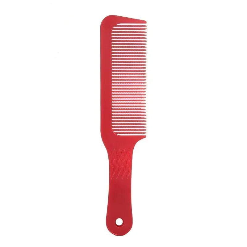 Расческа для волос красная с широкими зубьями