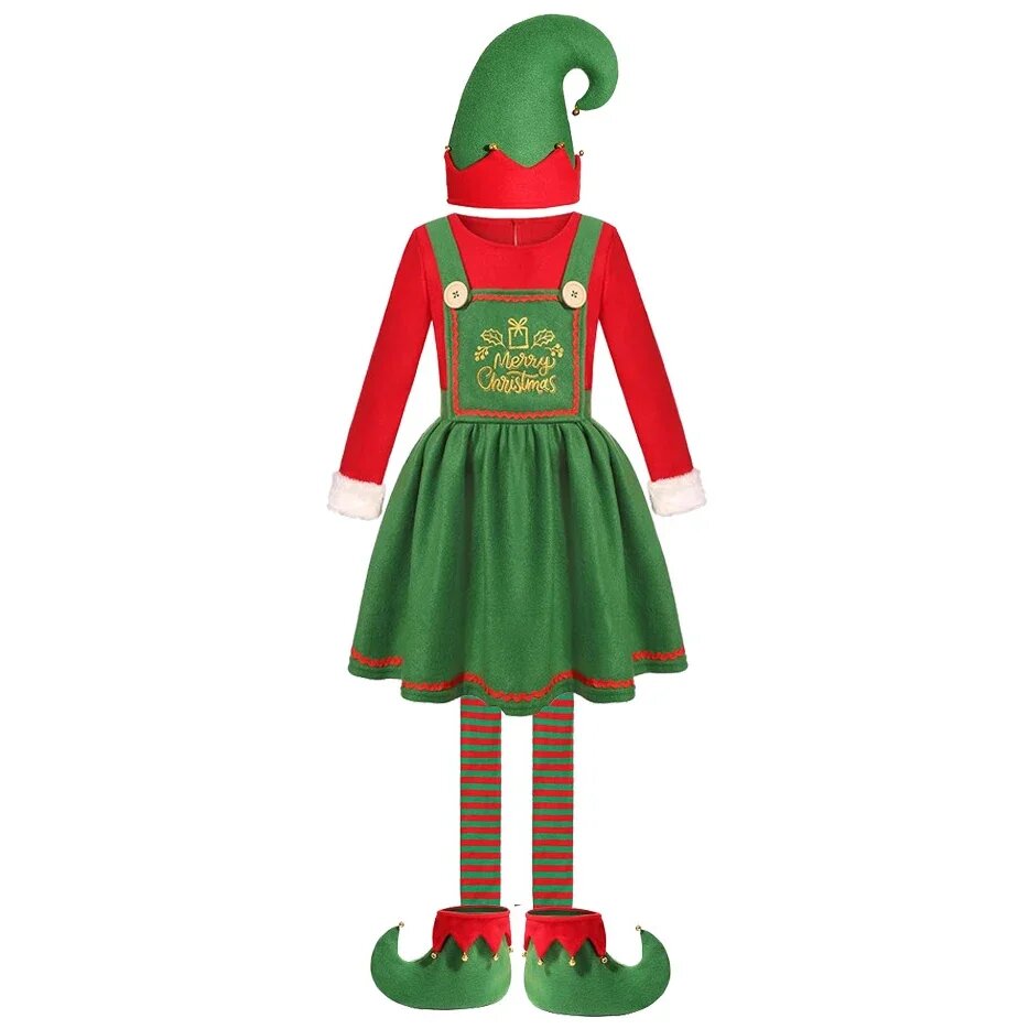 Рождественский костюм эльфа FXT6 XXL, Style 1