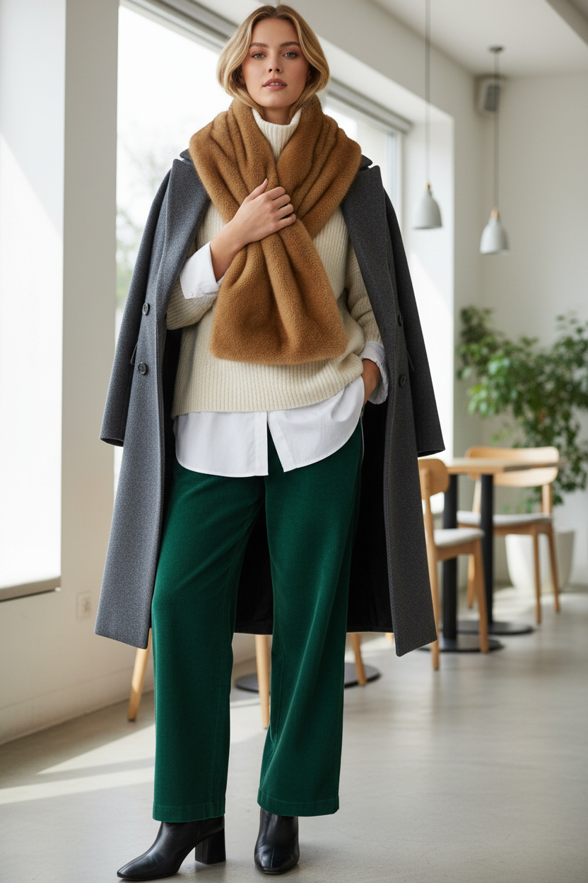 Шарф Меховой шарф / 2025