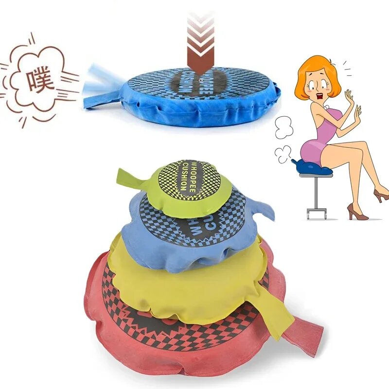 Красная подушка-смешилка Whoopee Cushion 15см — фото 1
