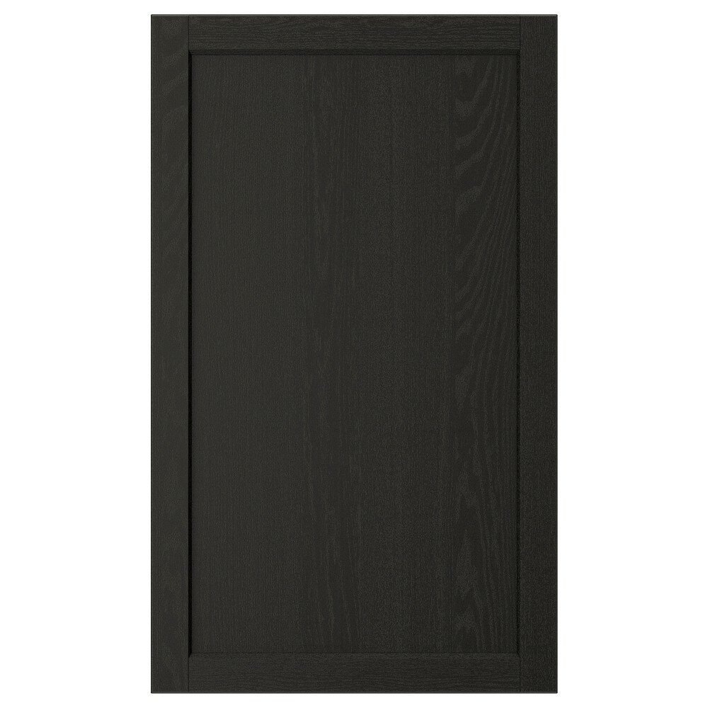 Дверь, черная морилка 60x100 см IKEA LERHYTTAN лерхюттан 003.564.96