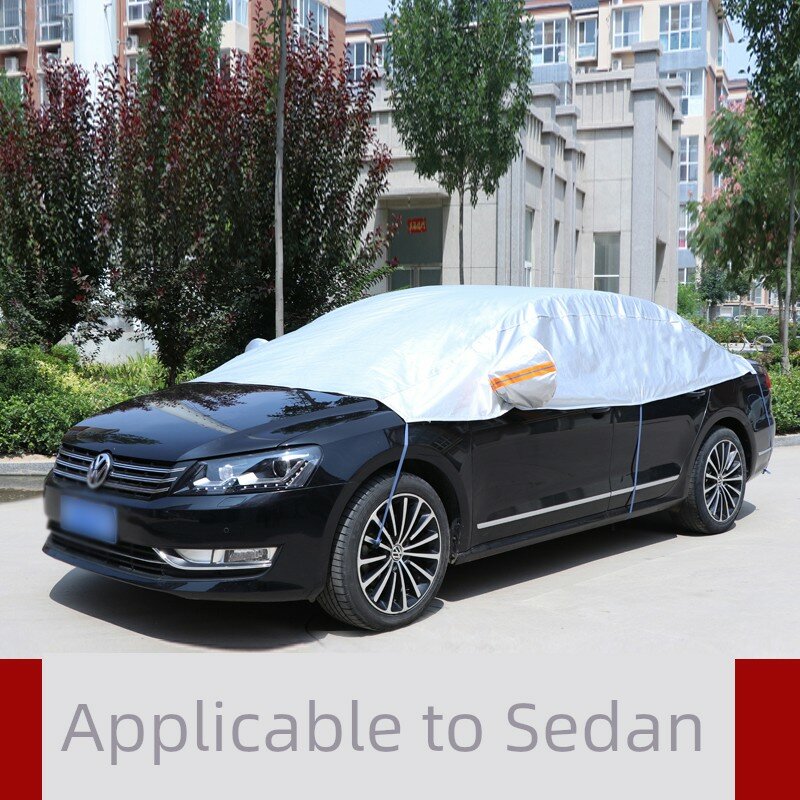 Чехол для капота автомобиля, полузакрытая солнцезащитная шторка, простой автомобильный тент, летняя защита от солнца,