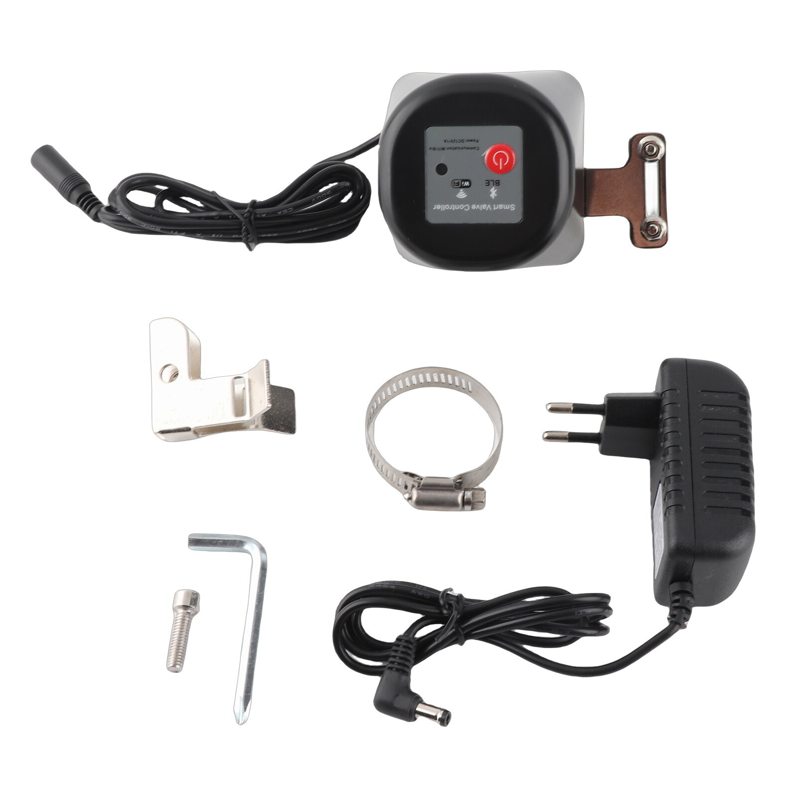 Умный водяной клапан Wi-Fi с таймером Контроллер автоматического запорного клапана воды Домашняя автоматизация Водяной запорный клапан, совместимый с Alexa, приложением