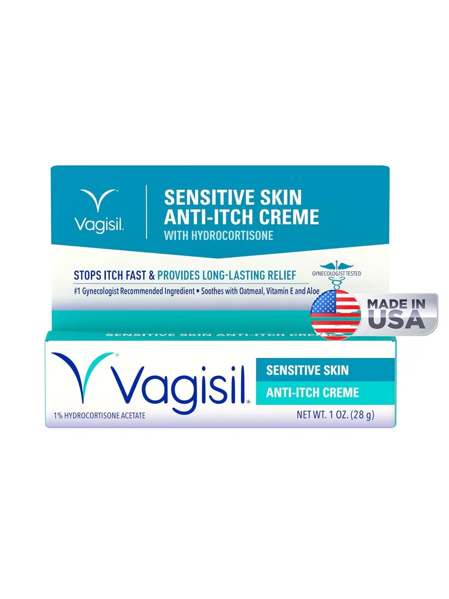 Крем Вагисил Sensitive Skin Anti-Itch Feminine при зуде
