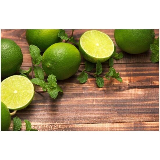 Доска разделочная стеклянная "Лайм" Мультидом 18x28см