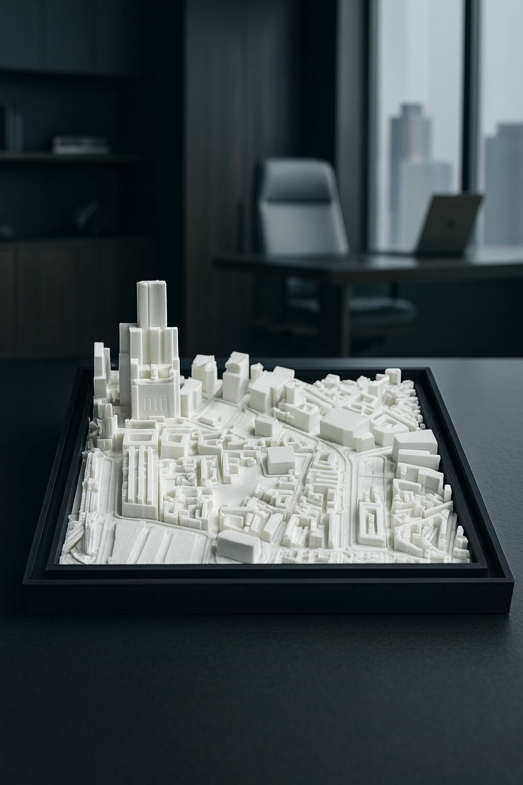 Картина 3D Центр Москвы настенная 11х11