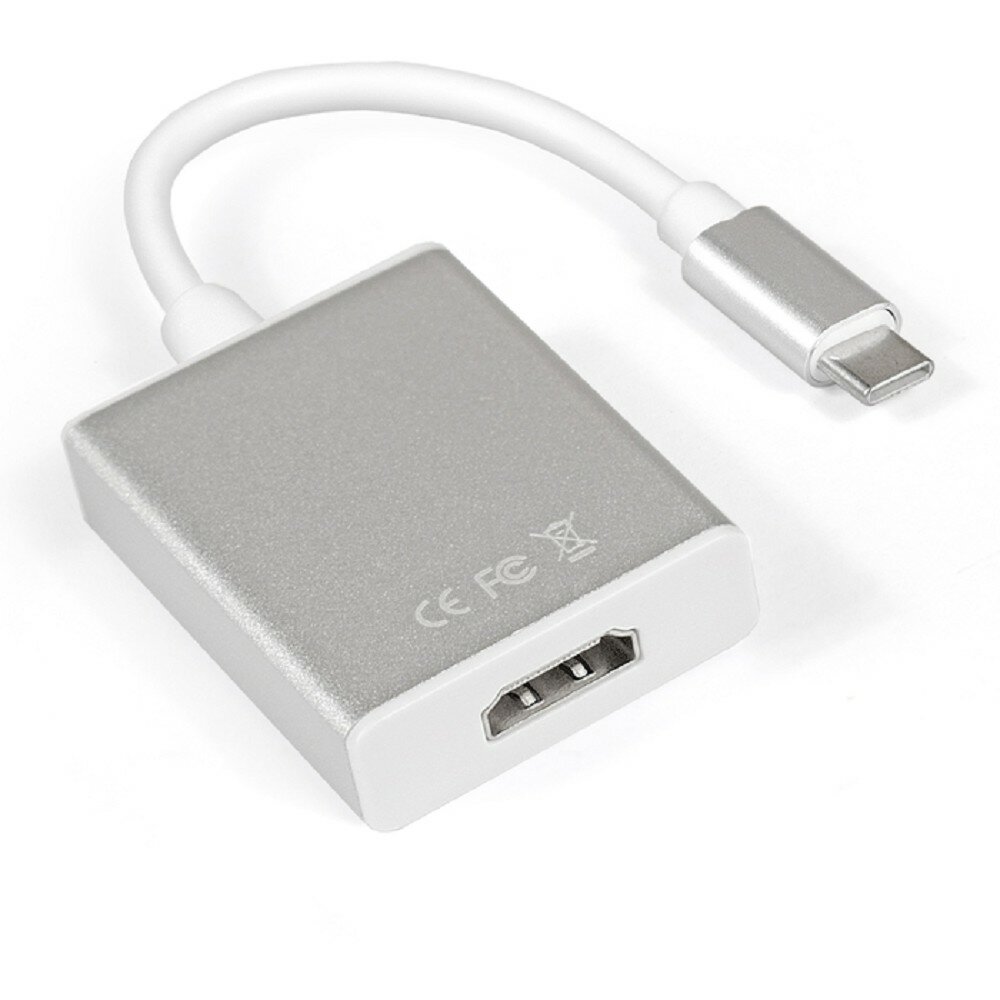 EXEGATE Переходник EX284937RUS Кабель-адаптер Type C-HDMI EX-CM-HDMIF-0.15 USB Type C 19F, 0,15м
