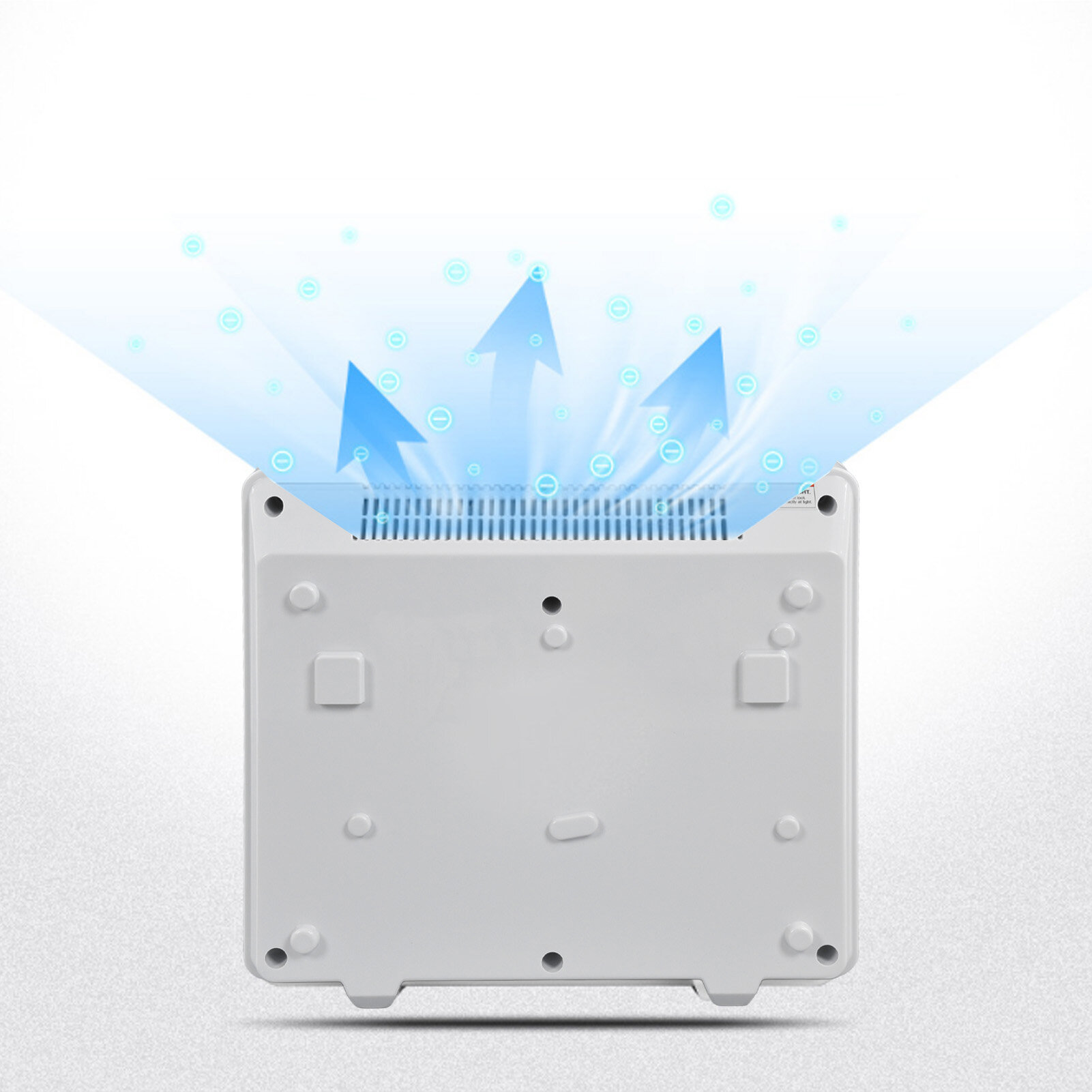 Настенный очиститель воздуха с беспроводным инфракрасным пультом дистанционного управления, УФ-очиститель 245 нм для бытовой вилки AC110‑240VEU