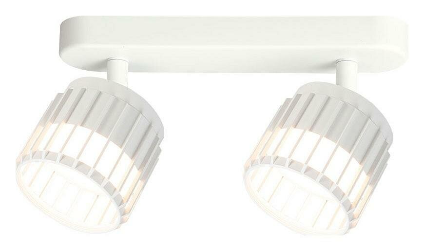Спот Arte Lamp Atria A8031PL-2WH цвет белый На монтажной пластине Лофт
