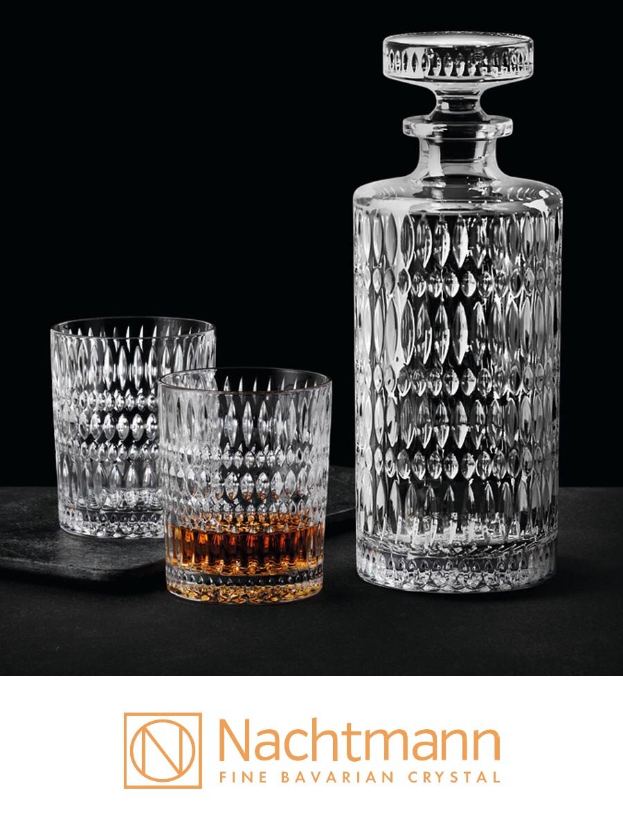 Набор для виски Ethno (графин 750 мл + 2 стакана 304 мл), хрусталь, Nachtmann, Германия, 106157