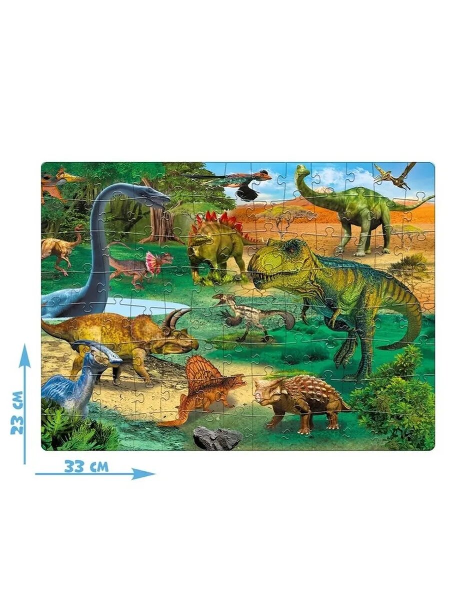 Образовательный пазл с яркими изображениями