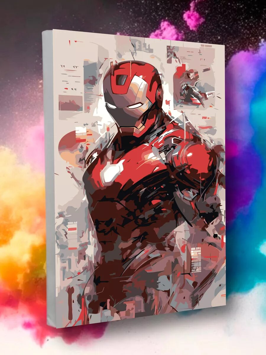 Картина по номерам Железный человек