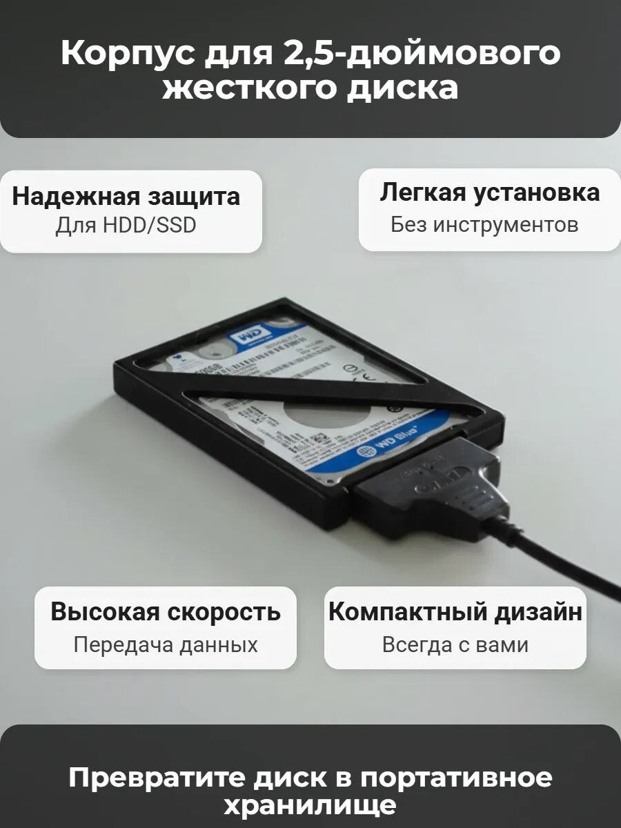 Корпус для 2,5-дюймового жесткого диска