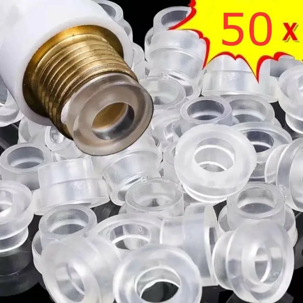 Силиконовые уплотнительные прокладки для кранов, 50 шт.