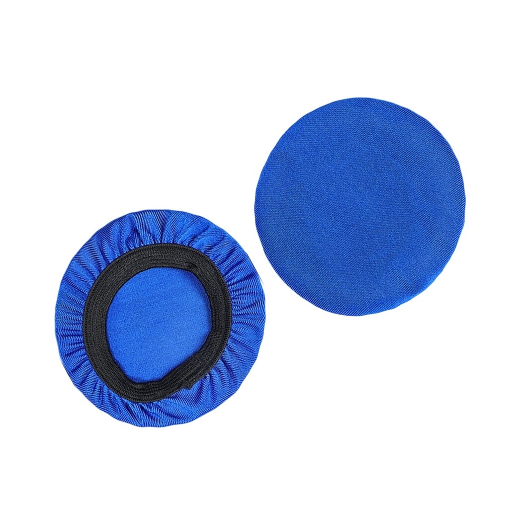 Одноразовый защитный чехол для наушников из эластичной лайкры универсальные наушники 6 ~ 8,5 см-синий