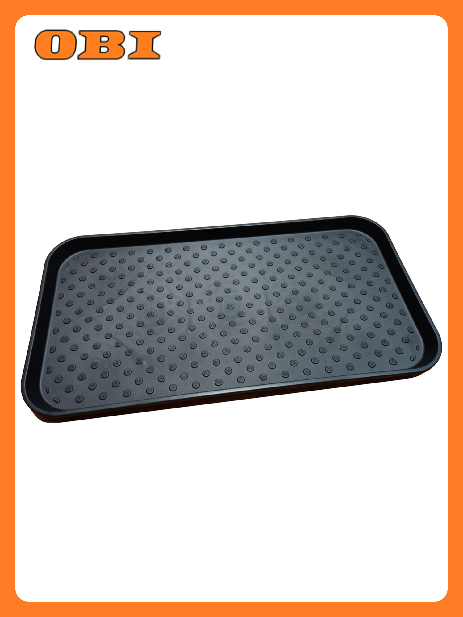 Лоток для обуви Darel Plastic, напольный, полипропилен, черный, 70 см x 37 см x 35 см