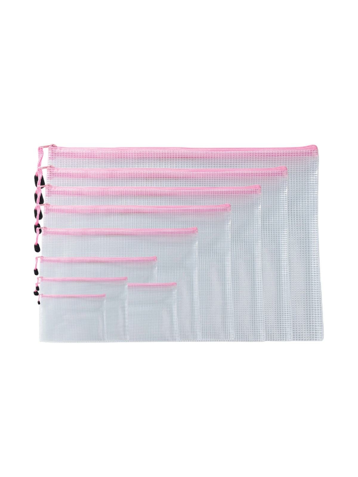 9шт водонепроницаемых пакетов-конвертов для файлов, чехлов для хранения документов на молнии для офиса