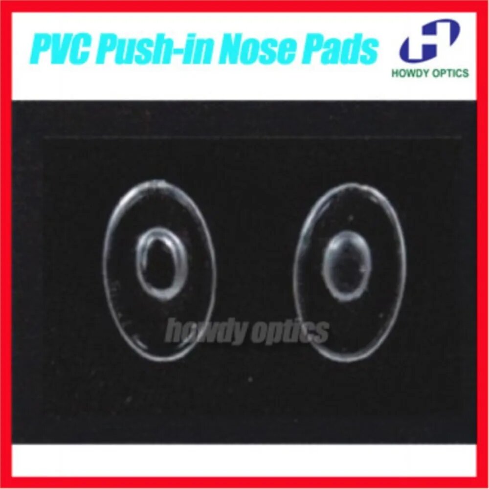 50 шт, овальные носовые упоры из ПВХ, размер 11 мм, аксессуары для очков