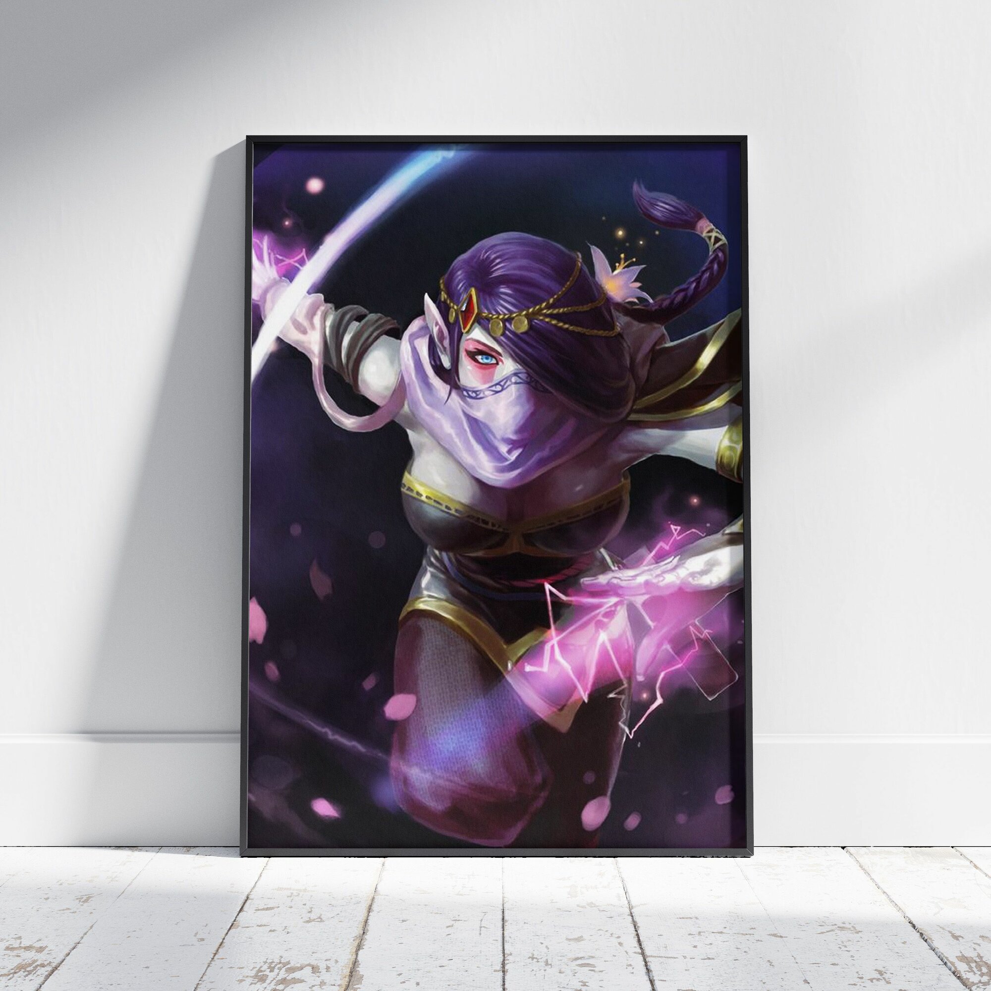 Плакат на стену для интерьера Dota 2 (Templar Assassin 1) - Постер по игре формата A3 (30х42 см)