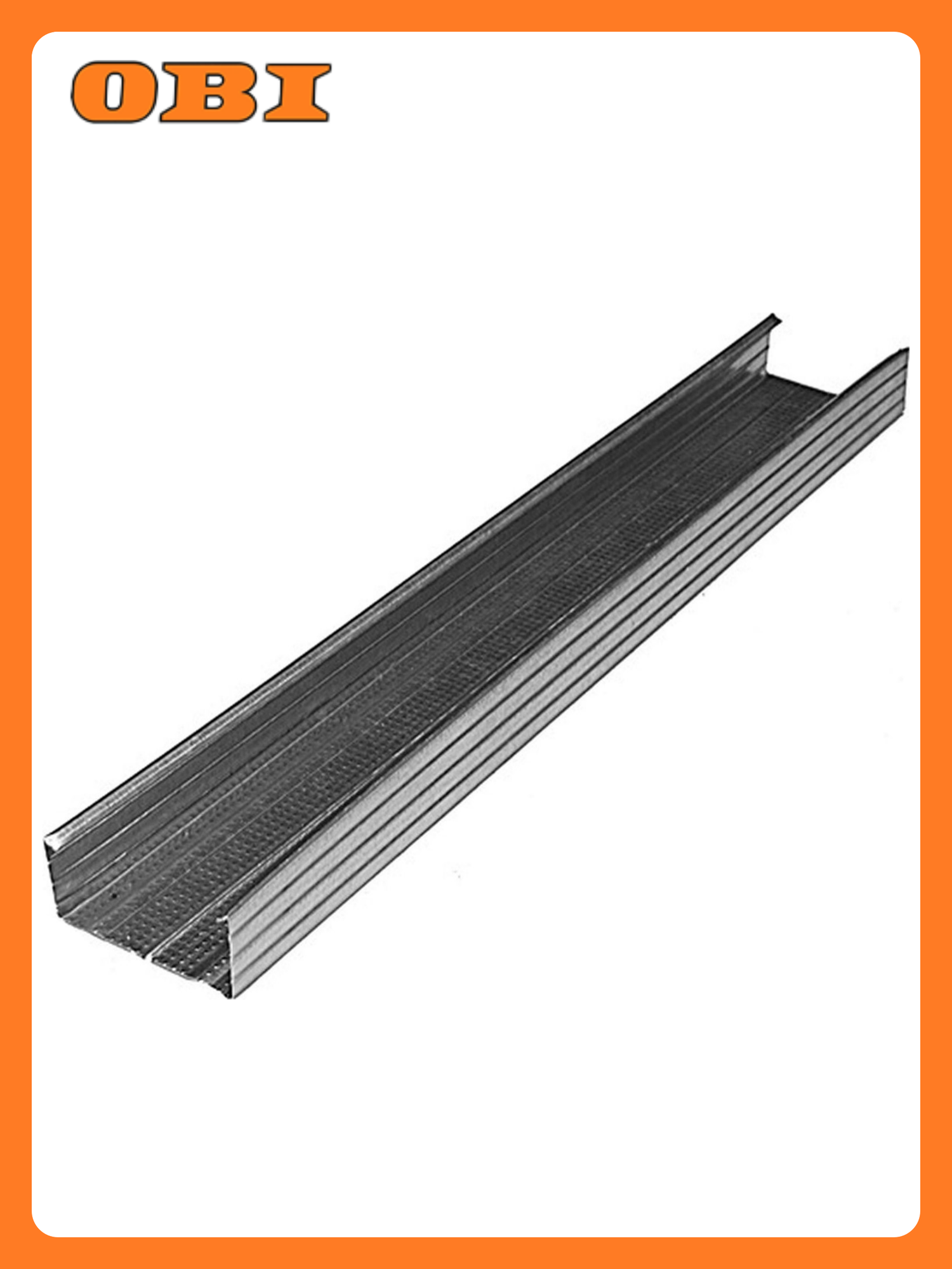 Потолочный профиль восток Таврос, оцинкованный, 3 м, 60x27 мм