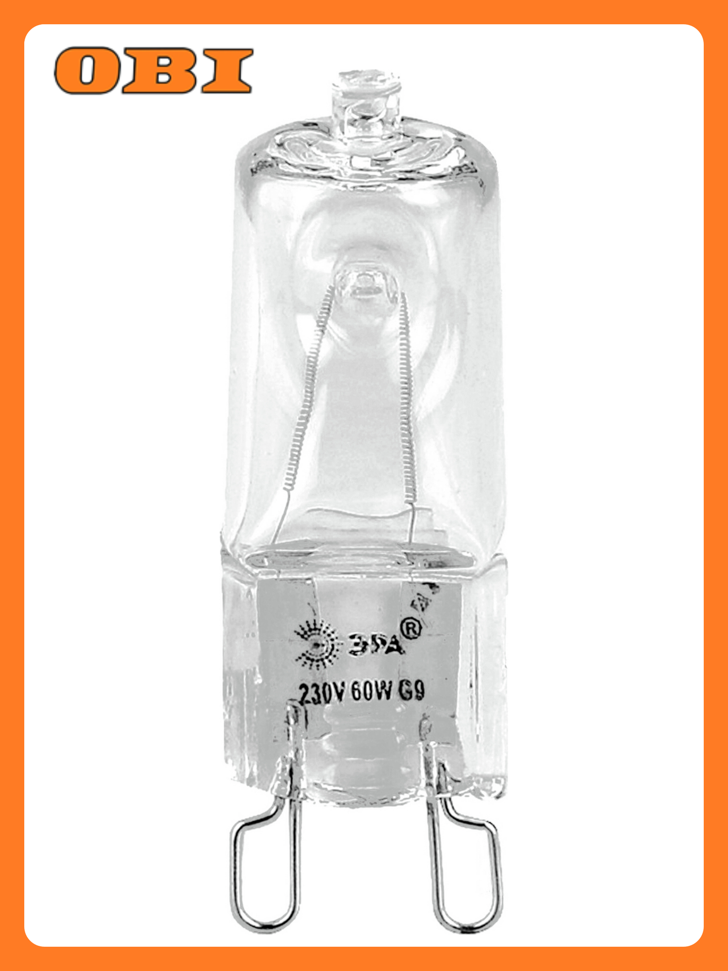 Галогенная лампа ЭРА G9 рефлекторная 25 Вт 350 лм