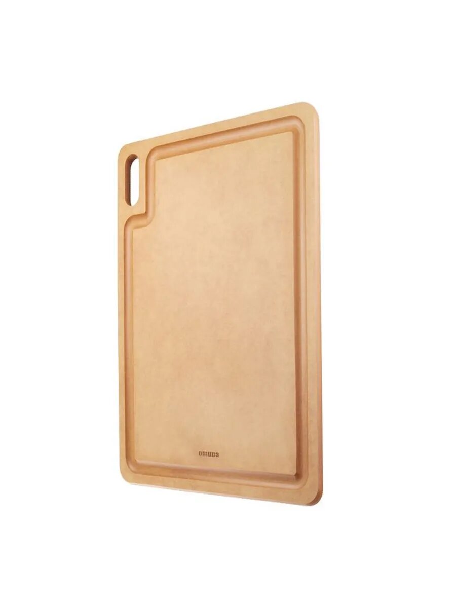 Разделочная доска из массива, янтарь, 44x32,5 см