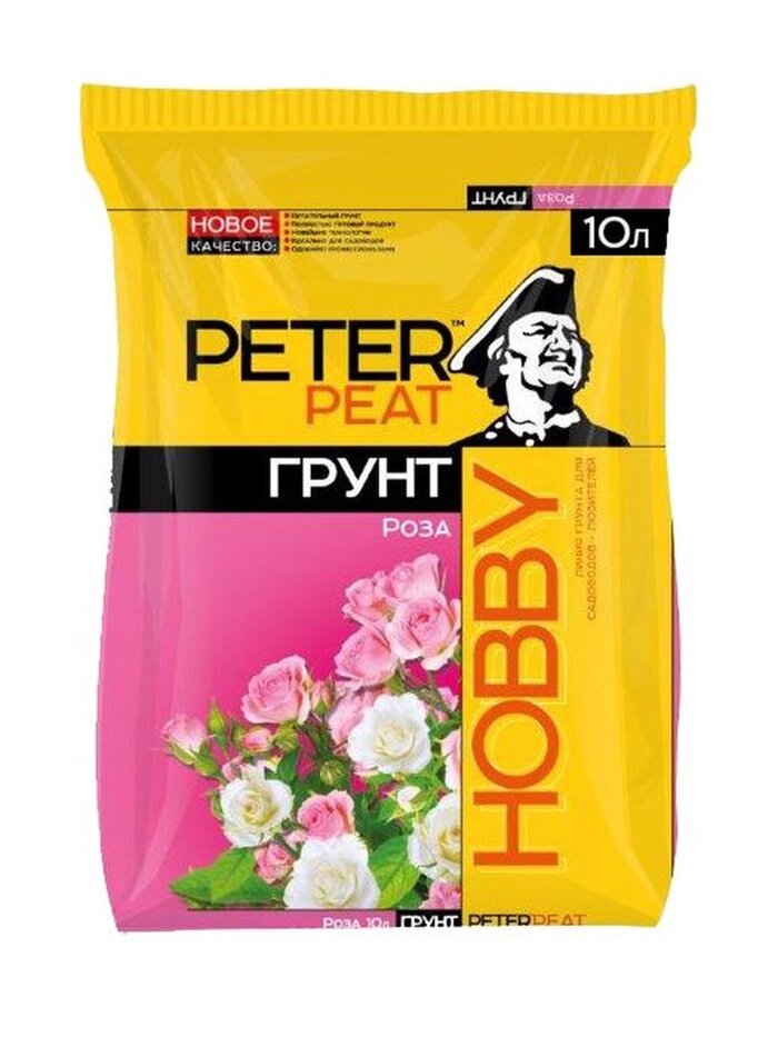 Грунт для Роз "PETER PEAT", линия Хобби, 10 л 10975051