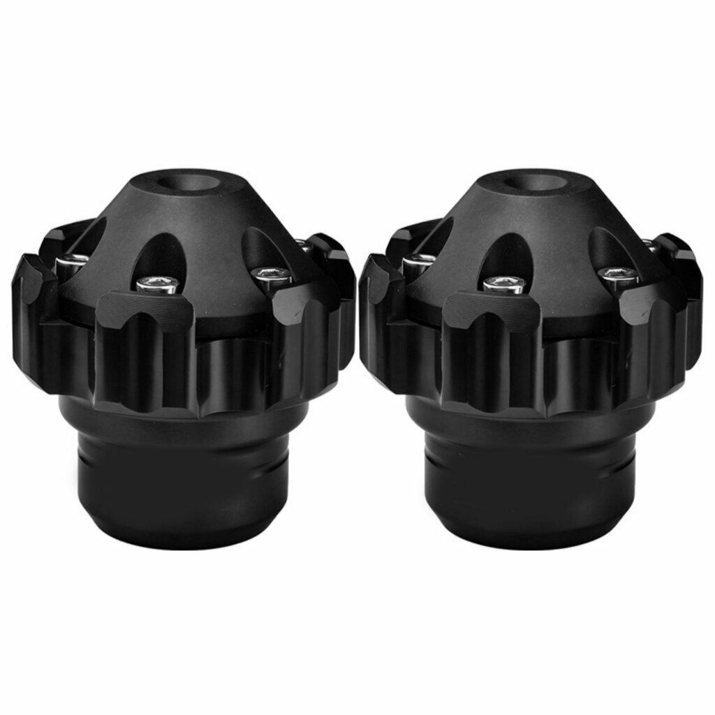 Мотоцикл модифицированный переднее колесо изогнутая балка защита от столкновения передняя вилка чашка защита от падения чашка-черный