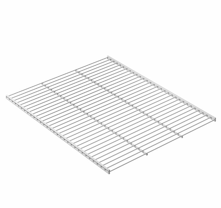 Полка сетчатая 60х50 белая 607x494х14 мм