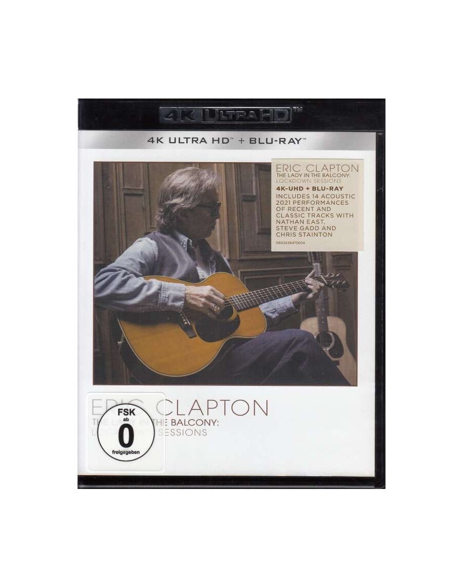 Диск Eric Clapton - The Lady In The Balcony: Lockdown Sessions 2 ( 4K-UHD + BLU-RAY) (2 BR)