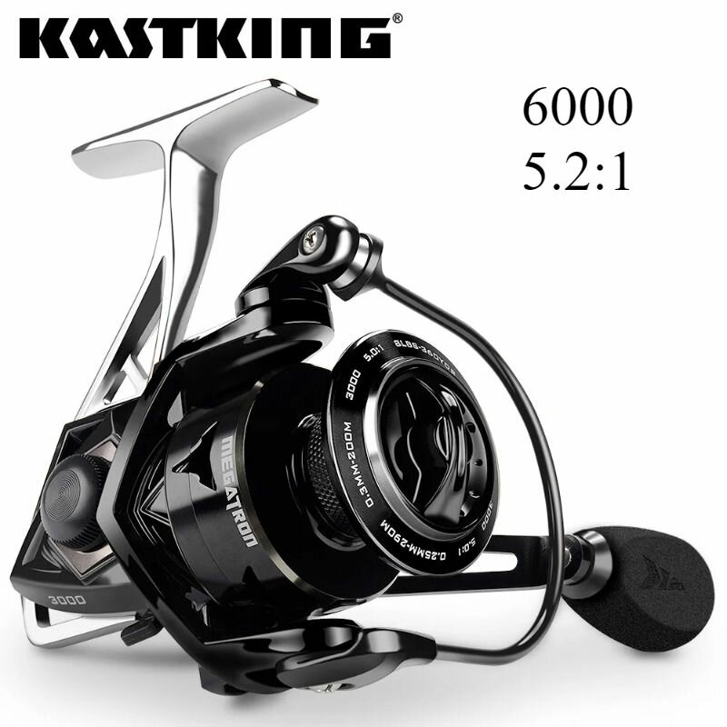 KastKing Megatron 6000 5.2:1 Катушка для рыболовных снастей