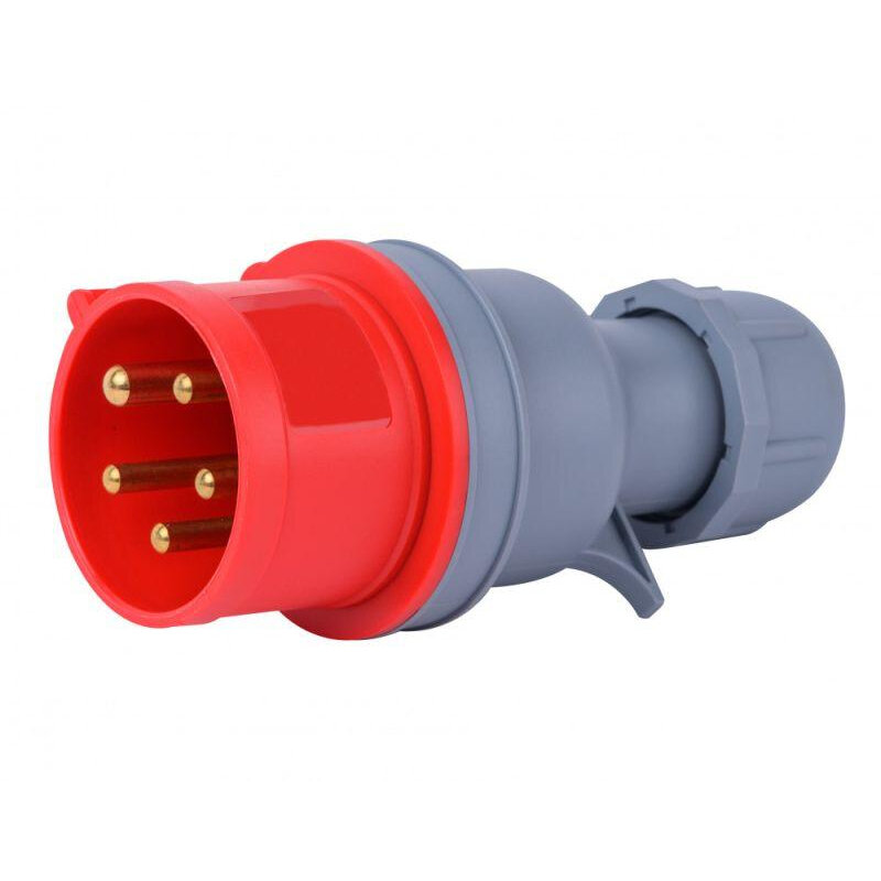 Вилка переносная 3Р+РЕ+N 32А 380В IP44 ВП-103, SCHNEIDER ELECTRIC 26105DEK (1 шт.)