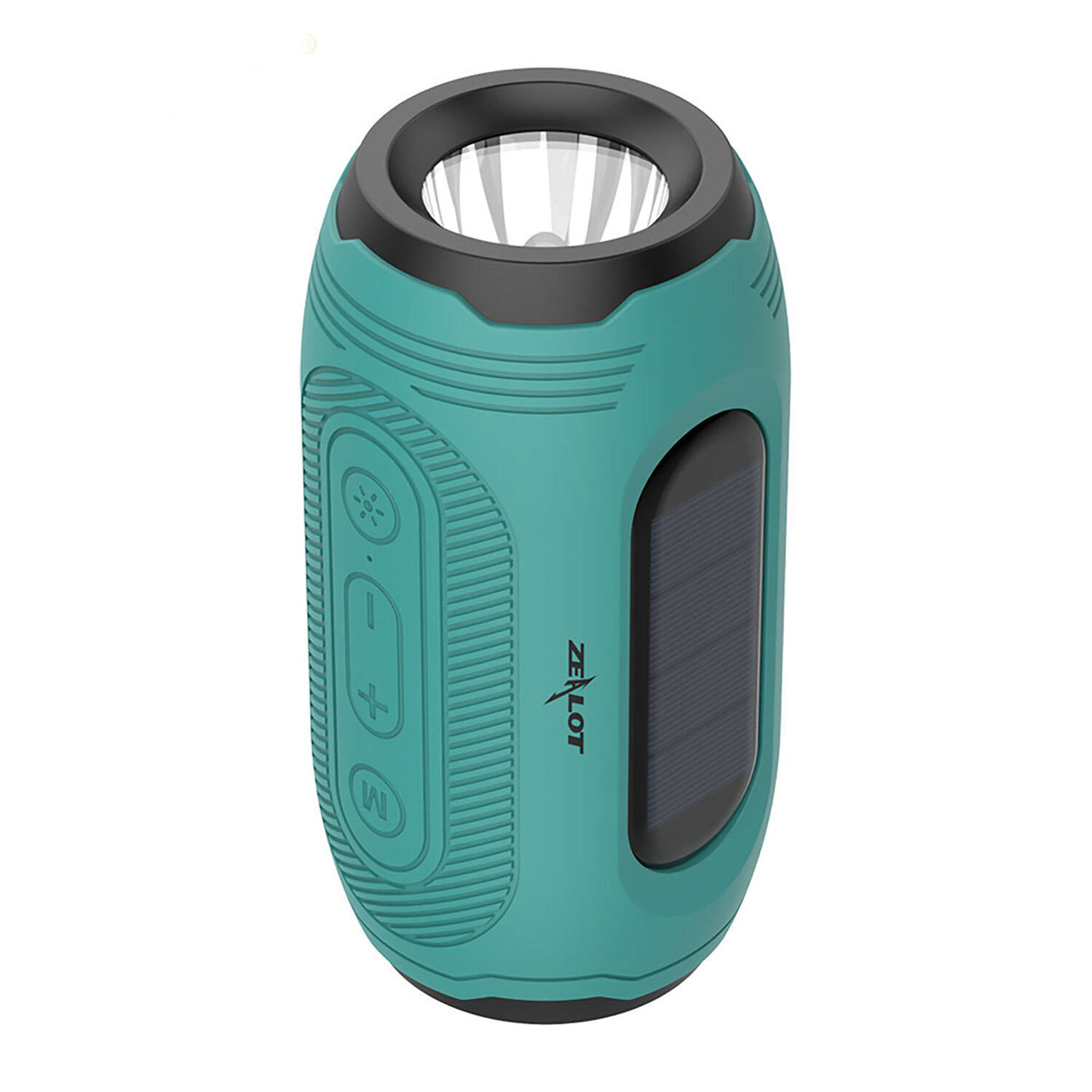 ZEALOT A4 Голубой Мини беспроводной Колонка Bluetooth 5.0 Со солнечной зарядкой Наружная Бассовая Колонка Время воспроизведения 8 ч Чистый стереозвук 1500mAh 3W 10m Micro USB 2.5h заряда 90 дней простоя