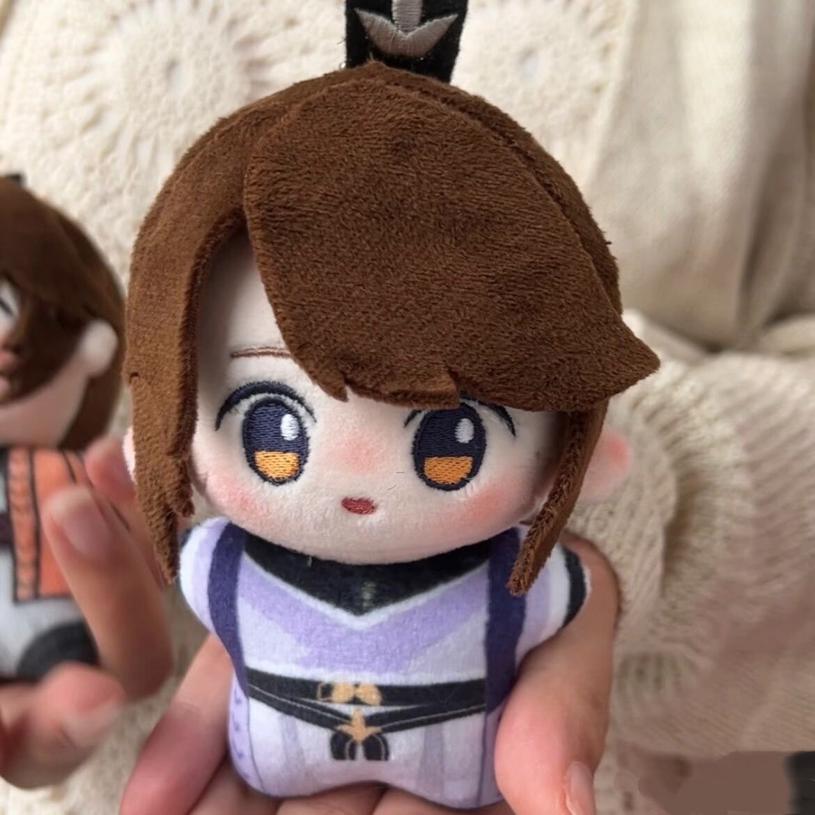 Фан-арт по фильму «Кодовое имя»: Кукла из хлопка с принтом «Король Гуанлин Сяошину» (10 см), плюшевый брелок «Шеф-повар, жарящий блинчики с зеленым луком».