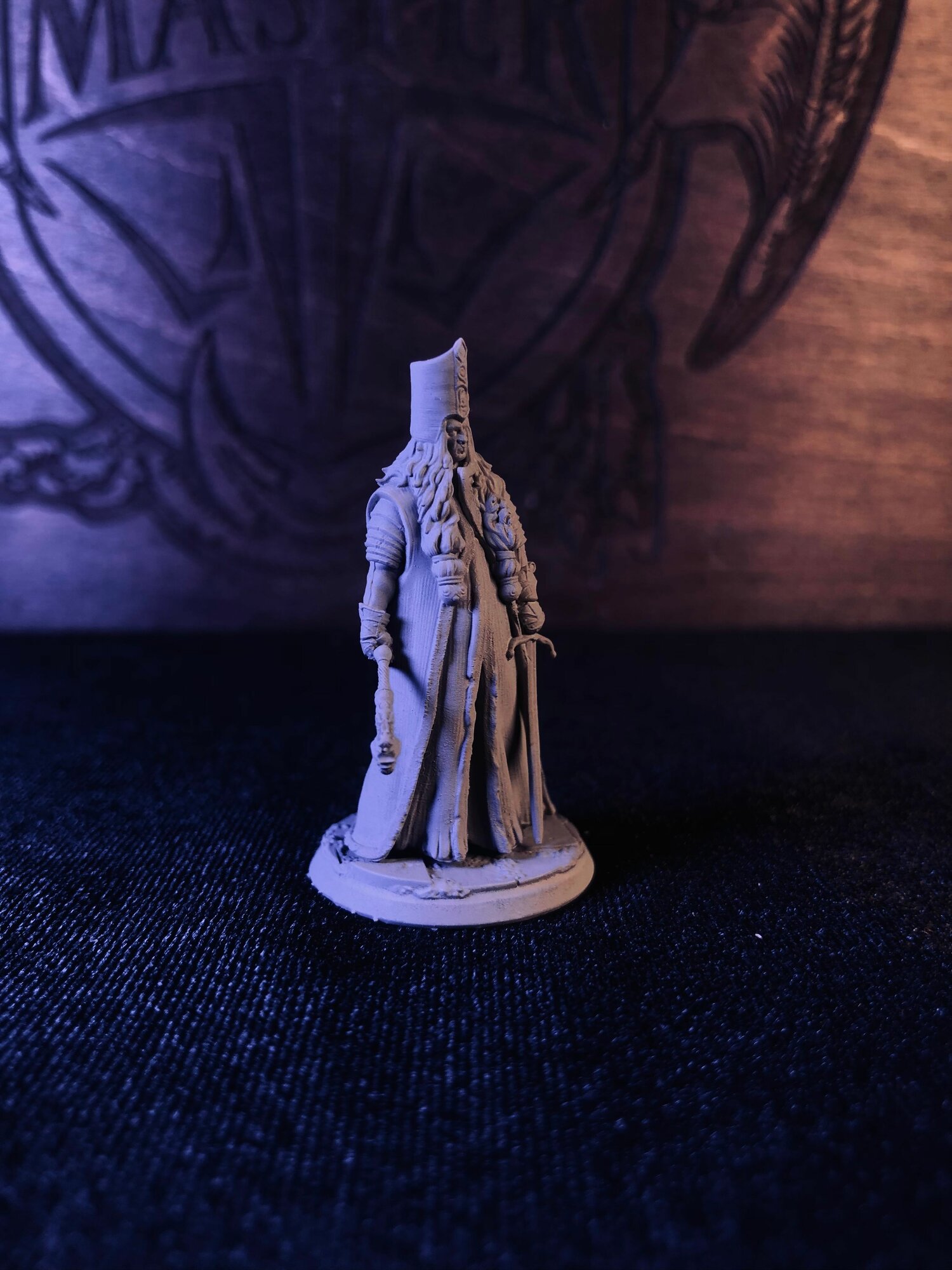 Мрачный дворянин - Миниатюра для настольных игр DnD, ДнД, Dungeons & Dragons, Pathfinder.
