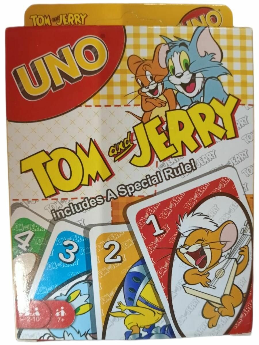 Настольная игра UNO Tom And Jerry/ Карточная игра Уно Том и Джерри