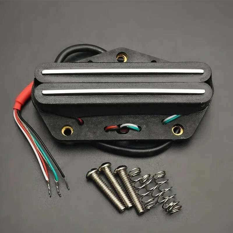 Звукосниматель Alnico 5 Tele Guitar Double Rail Humbucker Bridge для гитар Fender Tele Guitar Parts в различных цветах
