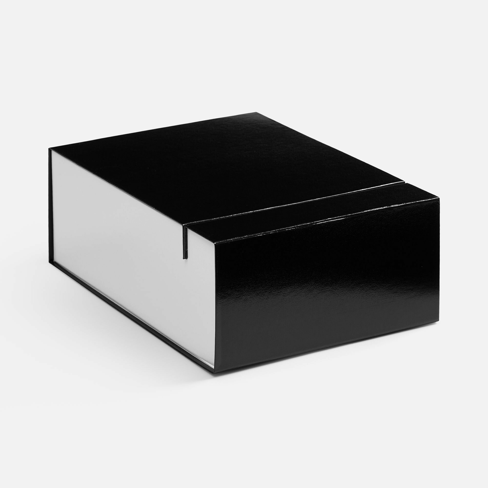 Коробка подарочная для хранения складная 34x24,6x12,6, черная, упаковка подарка на День Рождения на Новый год