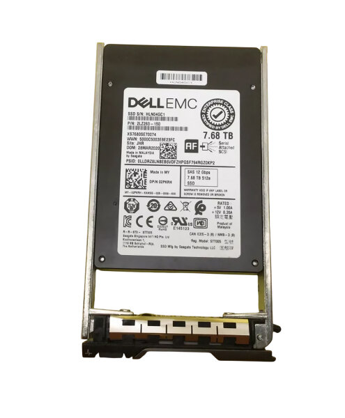 Жесткий диск Dell 2PKRH 7.68TB SAS 2,5" SSD