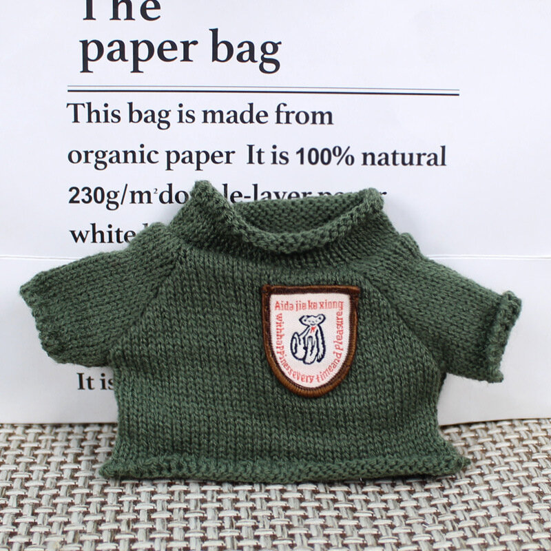 20 см хлопковая кукла, одежда, плюшевая кукла-медведь, плюшевая игрушка, сменный свитер, детская одежда, милые